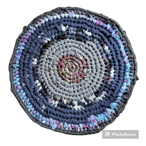 Crocheted Rag Rug - Etsy