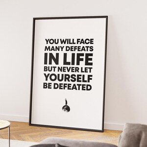 Work Hard Inspirational Quote, Office Wall Art, Motivational Art ...