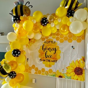 Momma-to-bee Balloon Arch Kit: Yellow Gold Baby Shower Decorations - Etsy