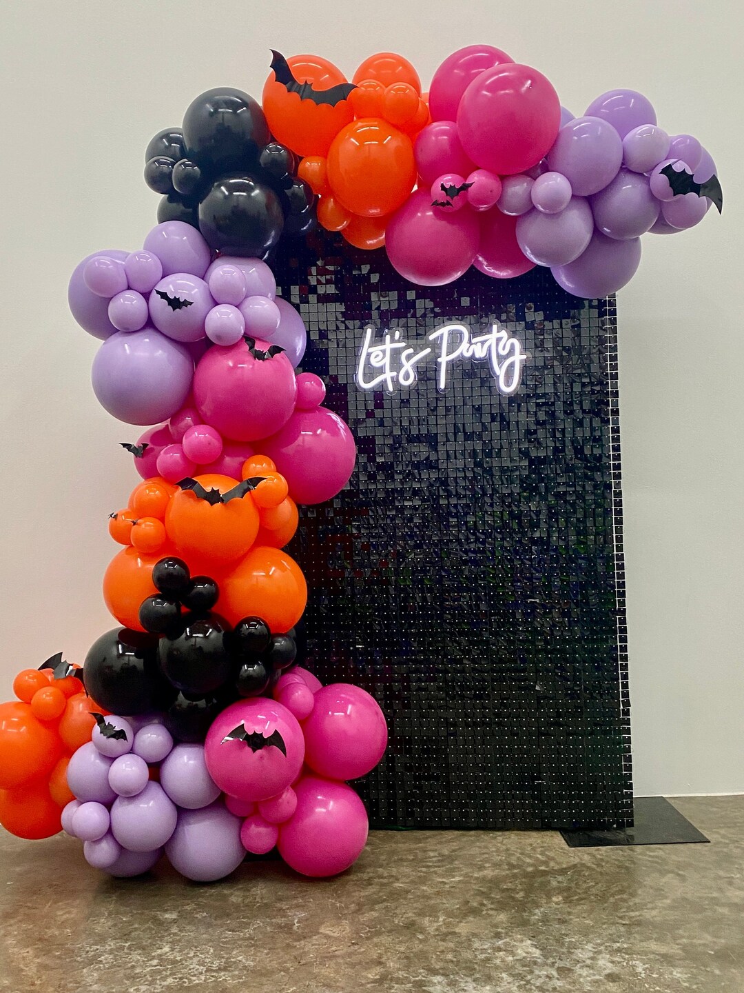 Bad Witch Energy Balloon Arch Kit: Hot Pink, Orange, Purple, Black - Etsy