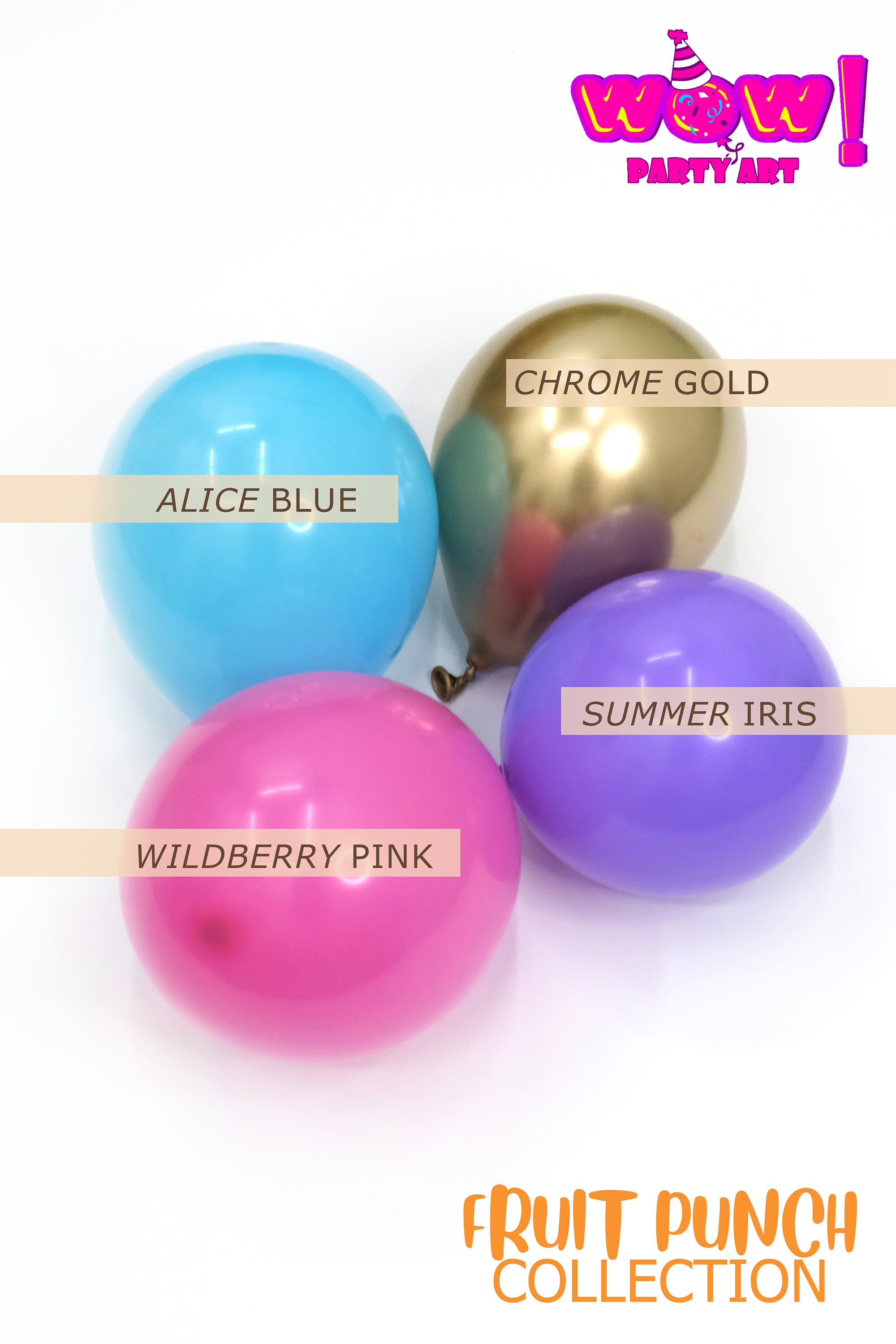 Very Berry DIY Balloon Arch Garland Kit Hot Pink Purple Blue Mixed ...