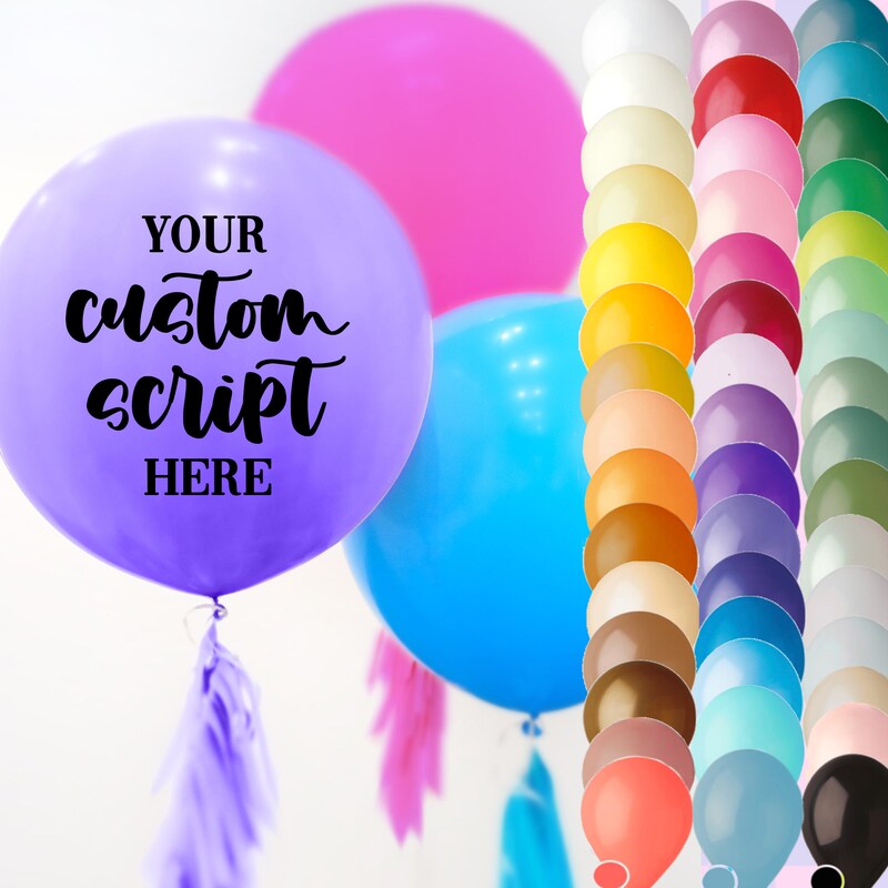Custom Balloons - Etsy