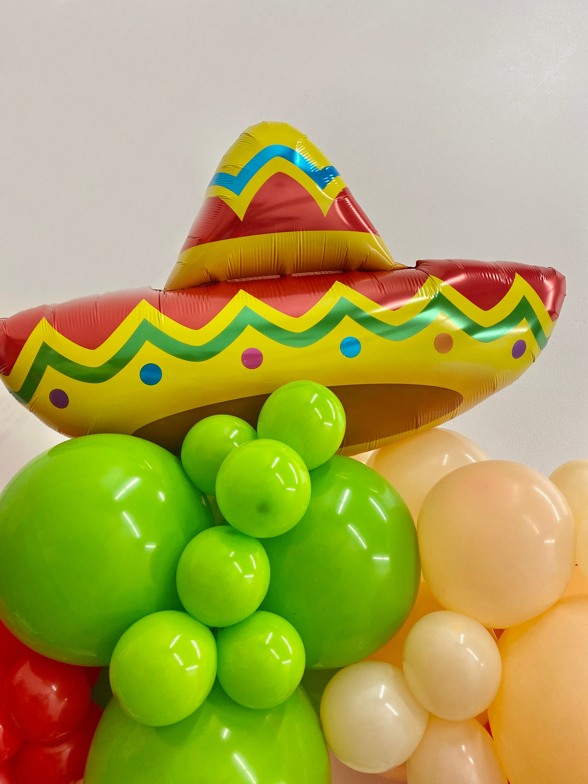 Taco Twosday DIY Balloon Arch Garland Kit Red Orange Blush - Etsy