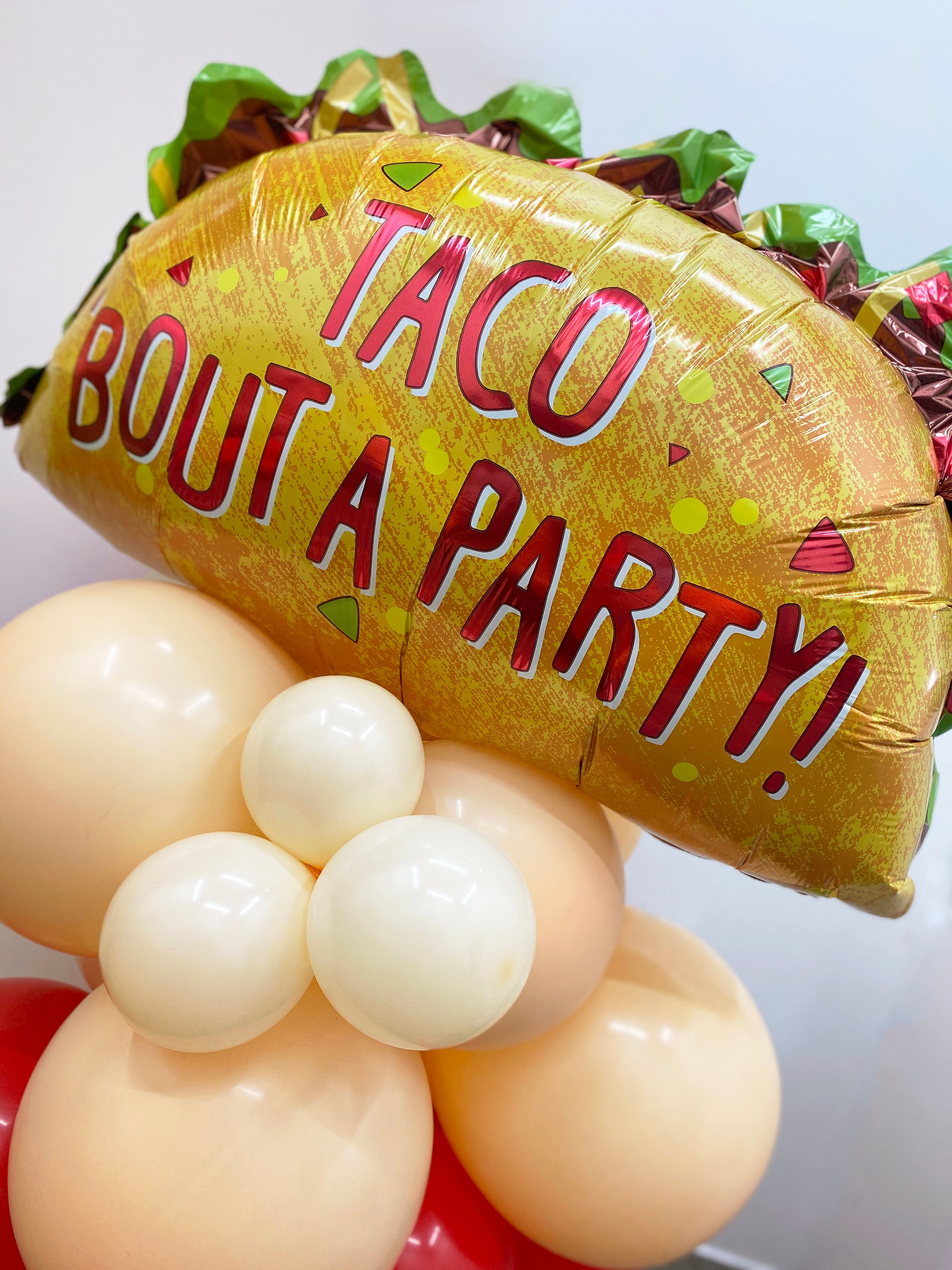 Taco Twosday DIY Balloon Arch Garland Kit Red Orange Blush - Etsy