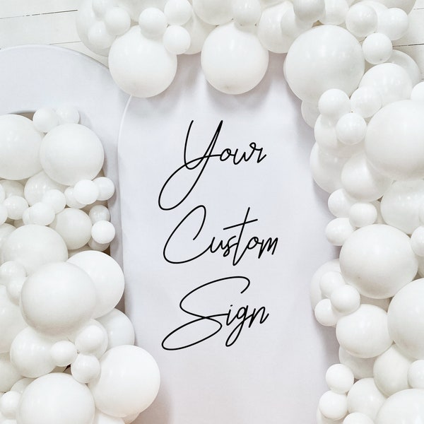 Custom Vinyl Decal For Backdrops Etsy
