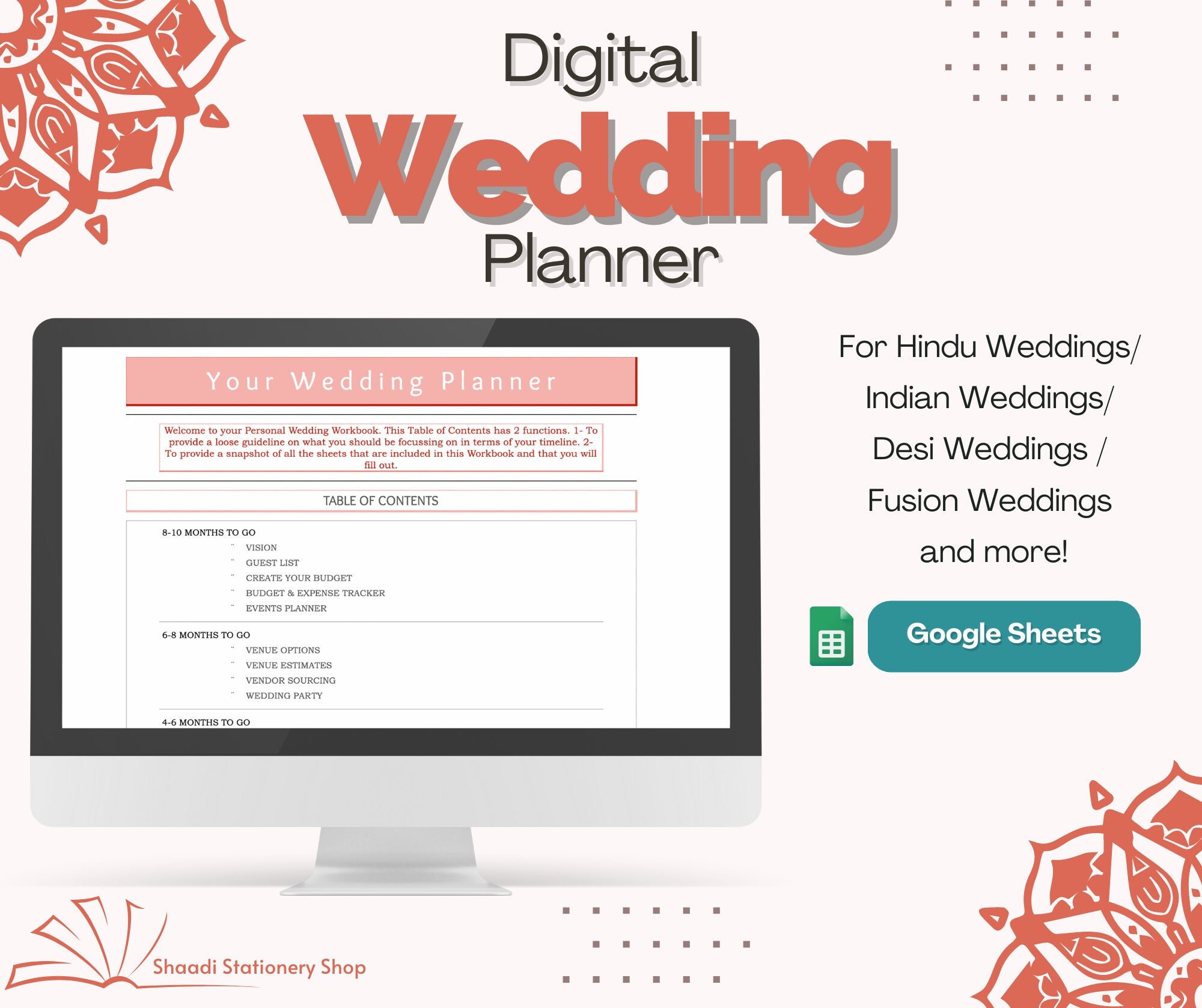 Digital Wedding Planner Simple Wedding Planner for Budget - Etsy