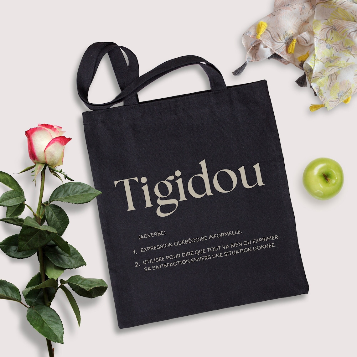 Tigidou Quebec Expression Organic Cotton Tote Bag - Etsy