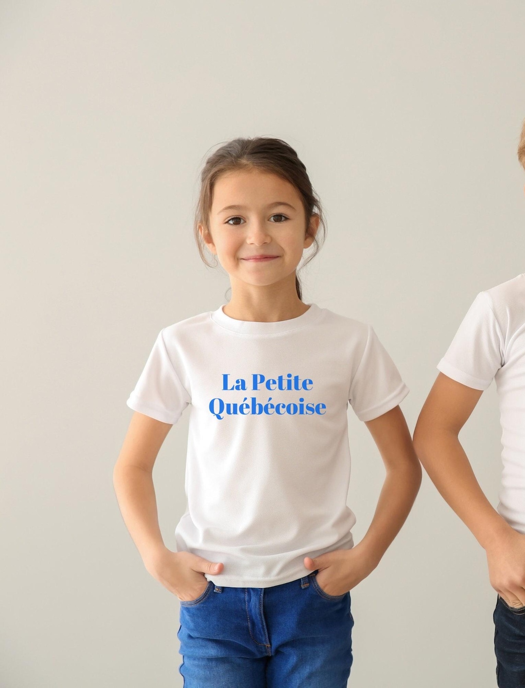 Kids T-shirt La Petite Québécoise Girls' T-shirt Quebec Canada French ...