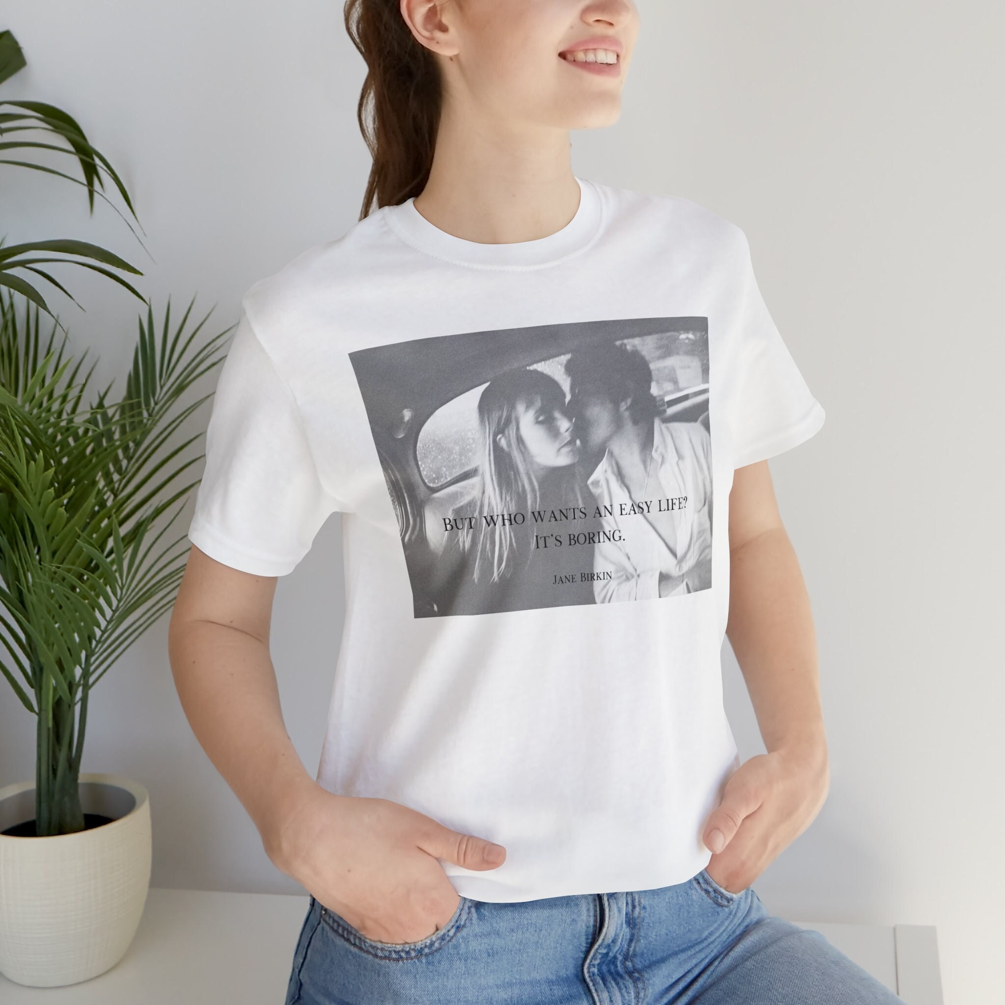In Memory of Jane Birkin Tshirt French Fashion Icon Parisian Aesthetic ...