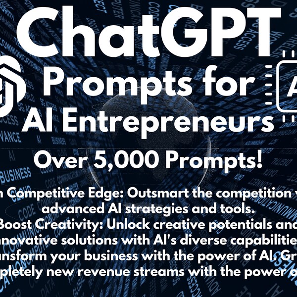 Chatgpt Prompts - Etsy