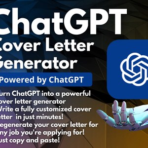Chatgpt Cover Letter Generator Build a Cover Letter With Chatgpt ...