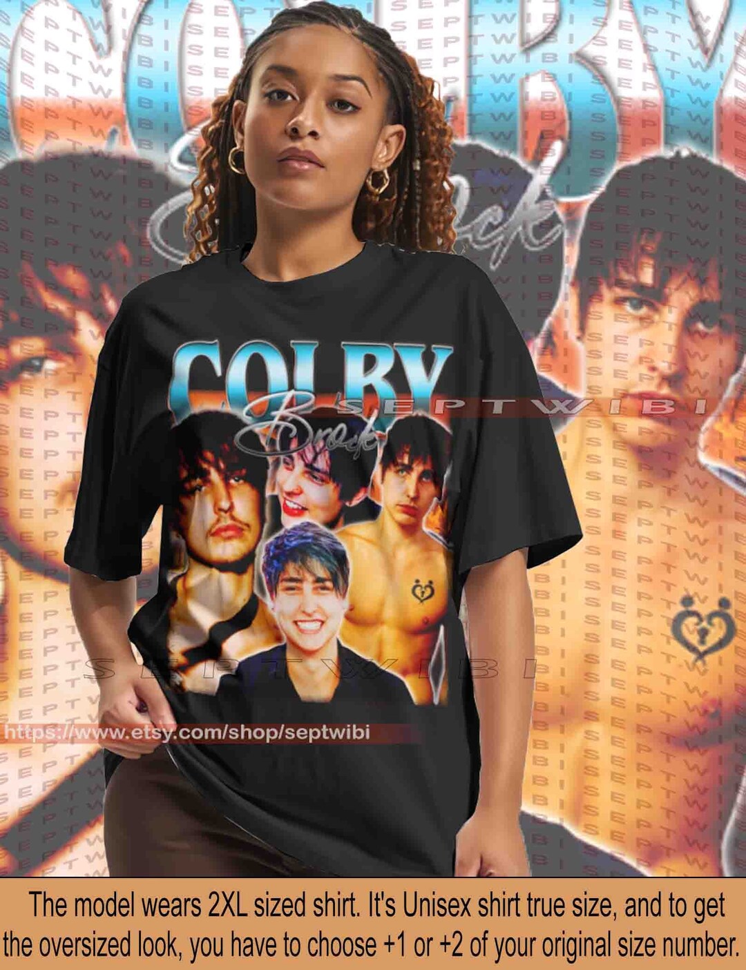 LIMITED Colby Brock Tshirt Vintage, Colby Brock Shirt, Colby T-shirt ...