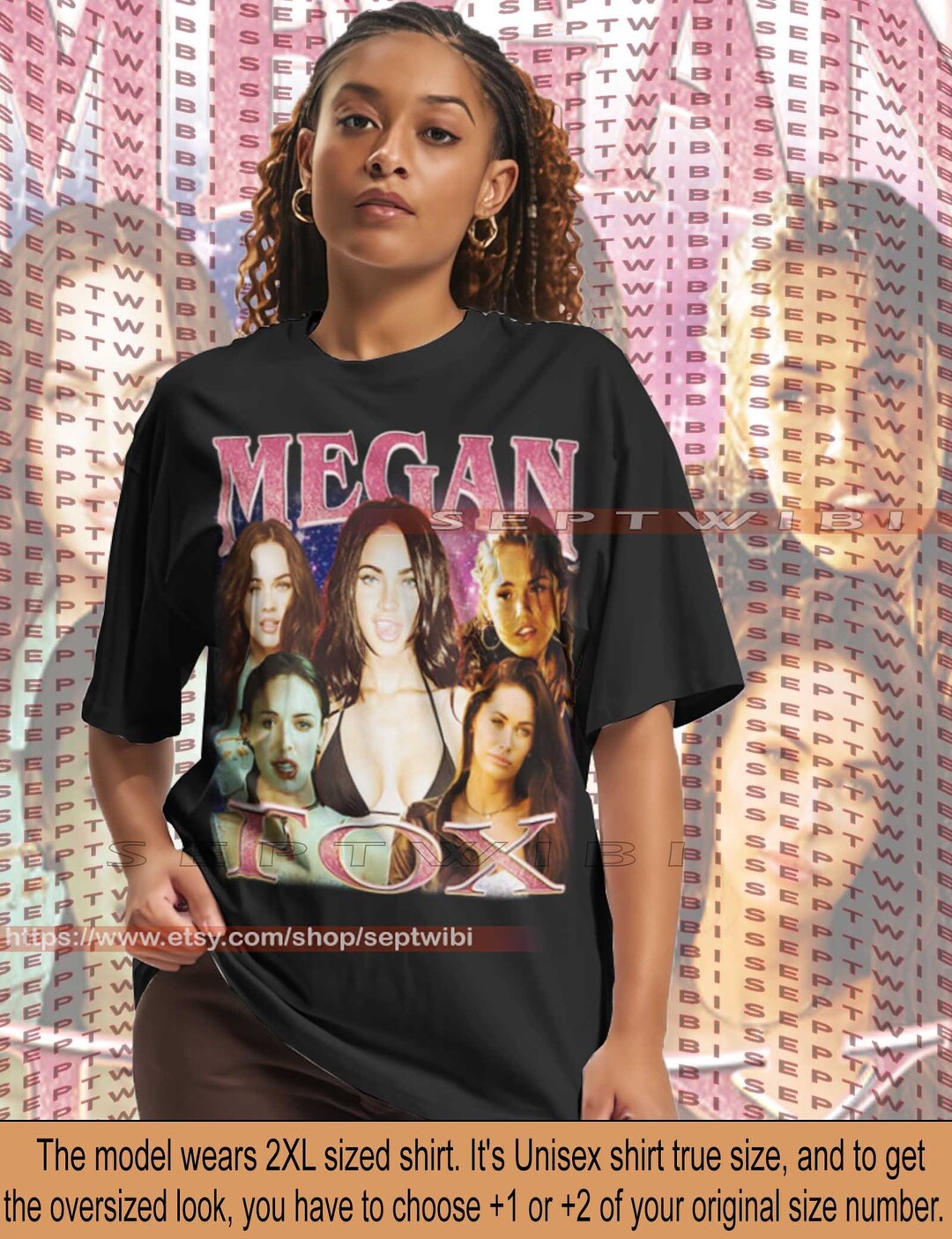 Megan Fox Vintage Shirt, Megan Fox Tshirt, Megan Fox T-shirt Fan, Megan ...