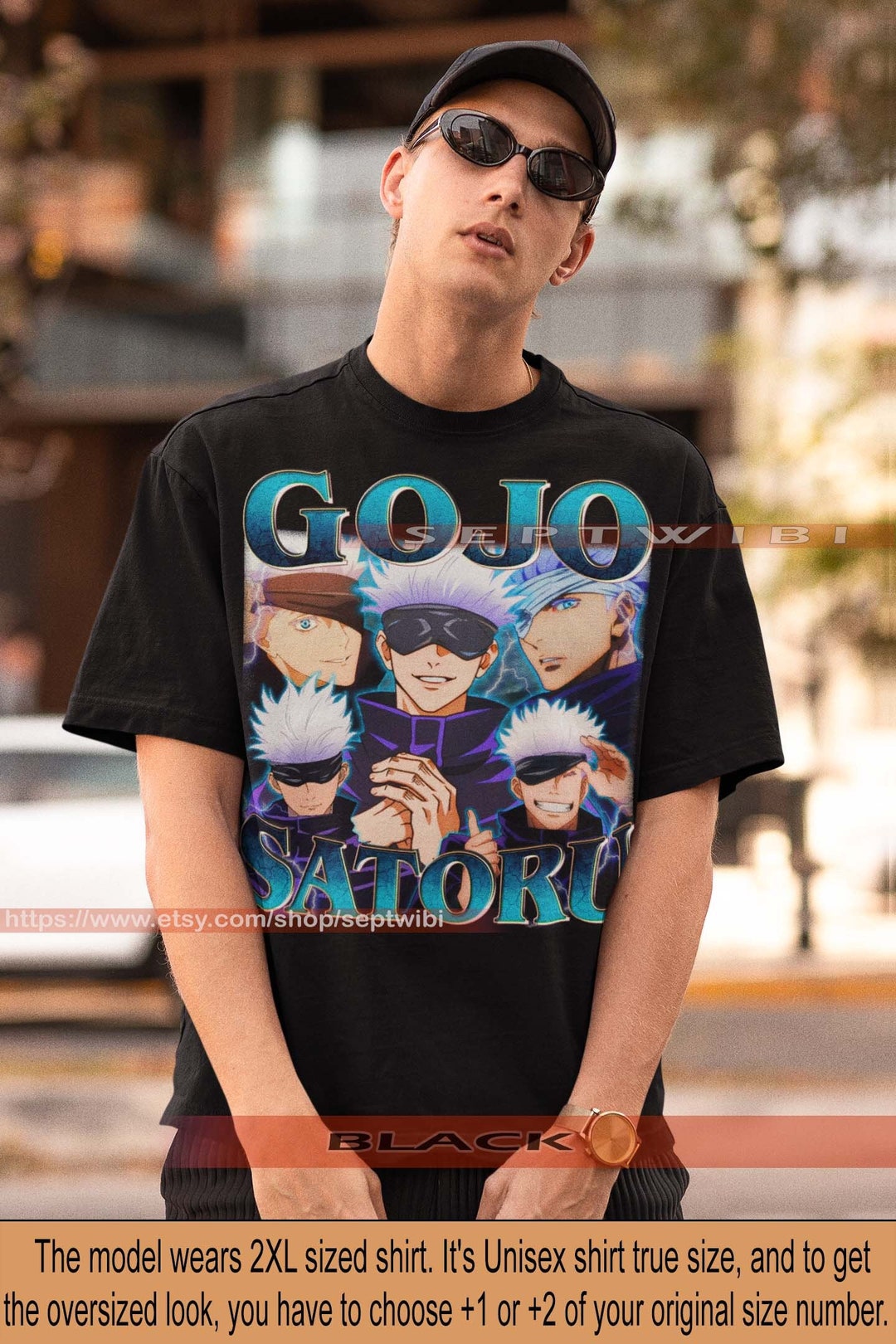 RETRO Satoru Gojo Tshirt, Satoru Gojo Shirt, Gojo T-shirt Fan,gift for ...