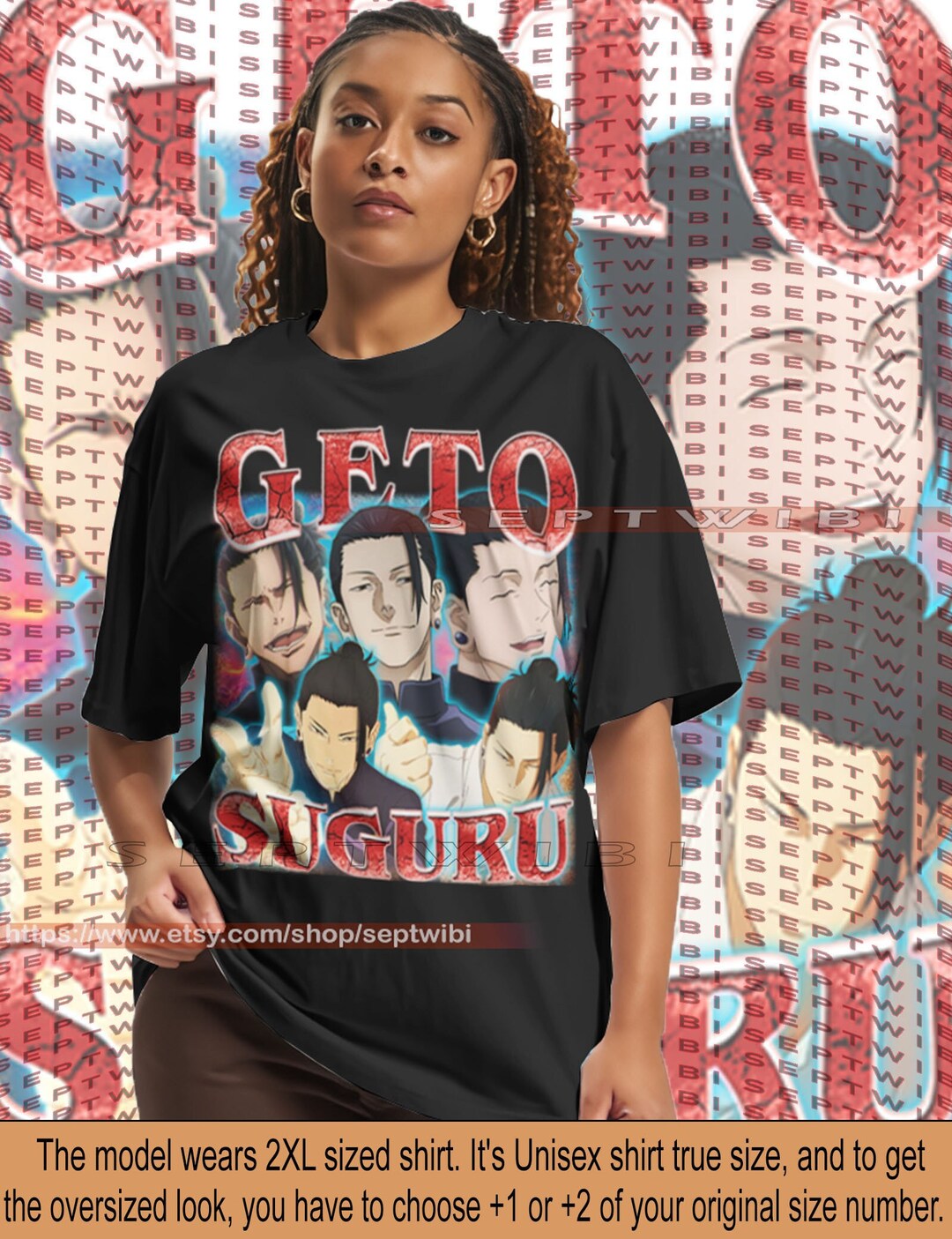 Suguru Geto Vintage Shirt, Suguru Geto Tshirt, Suguru Geto T-shirt Fan ...
