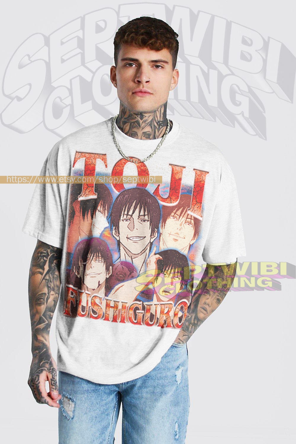 Toji Fushiguro Vintage Shirt Toji Fushiguro Tshirt Toji - Etsy