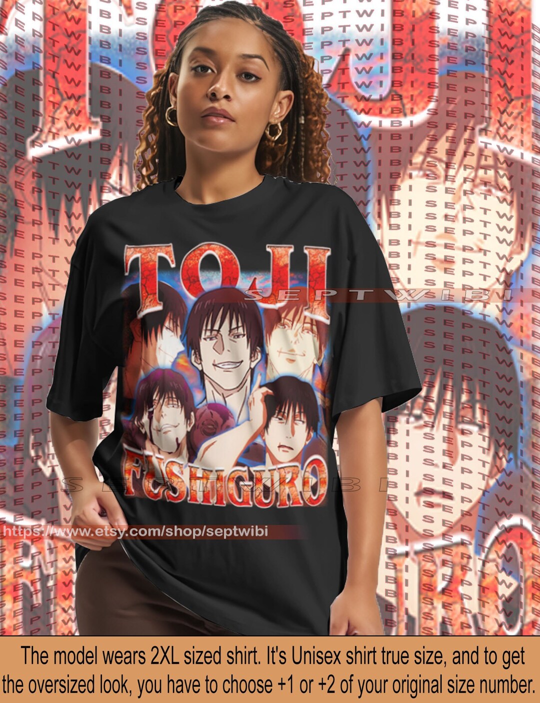 Toji Fushiguro Vintage Shirt, Toji Fushiguro Tshirt, Toji Fushiguron T ...