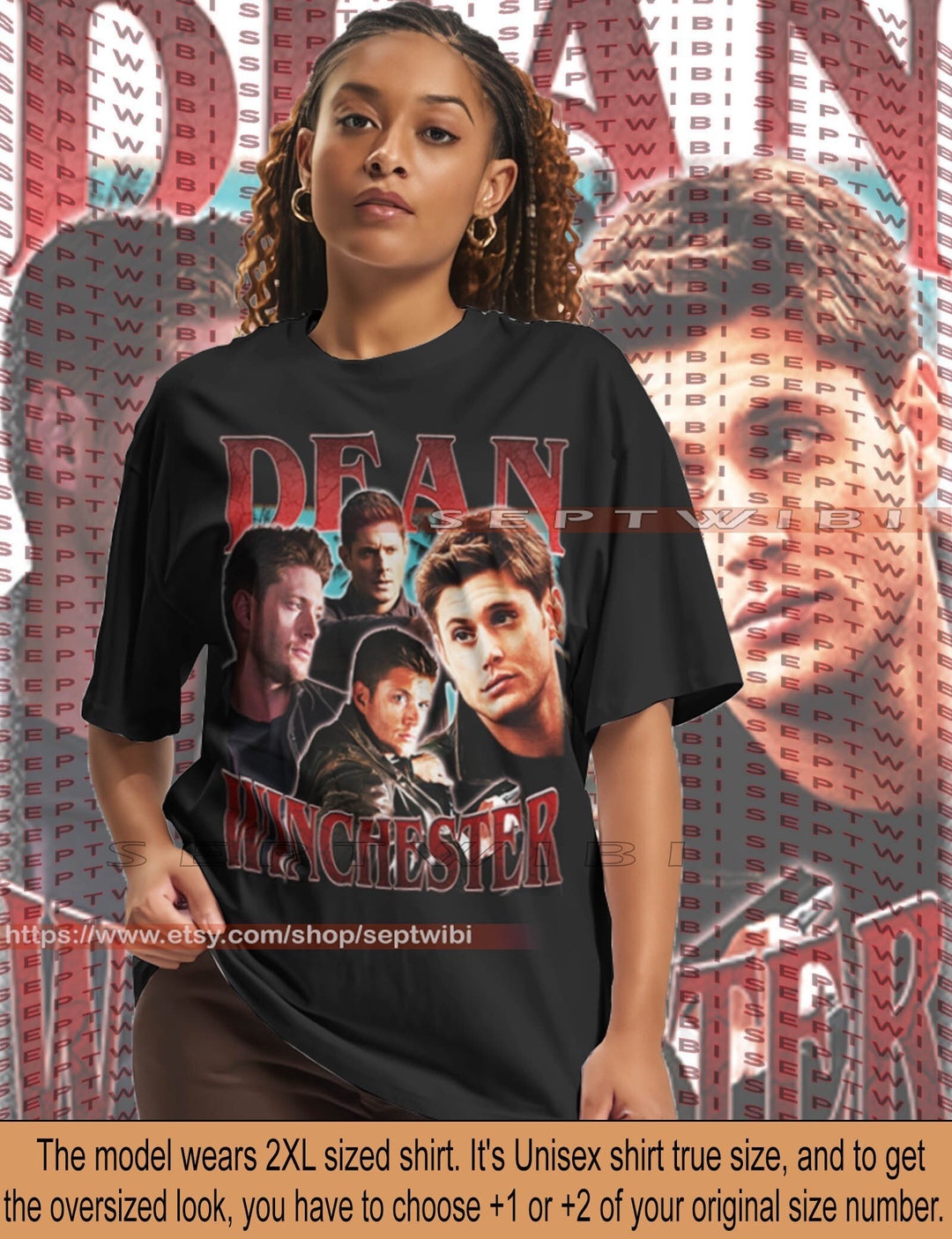 LIMITED Dean Winchester Vintage Shirt, Vintage Dean Winchester Tshirt ...