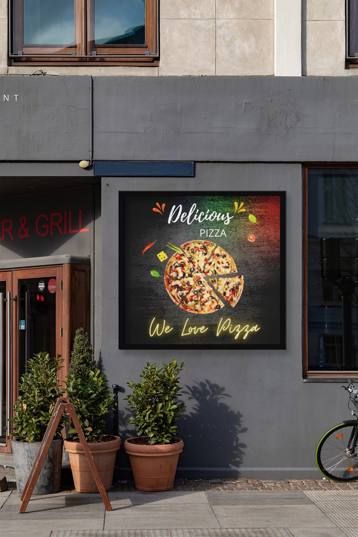 Pizza Box Graphic - for Your Own Digital Print / Download. or for ...