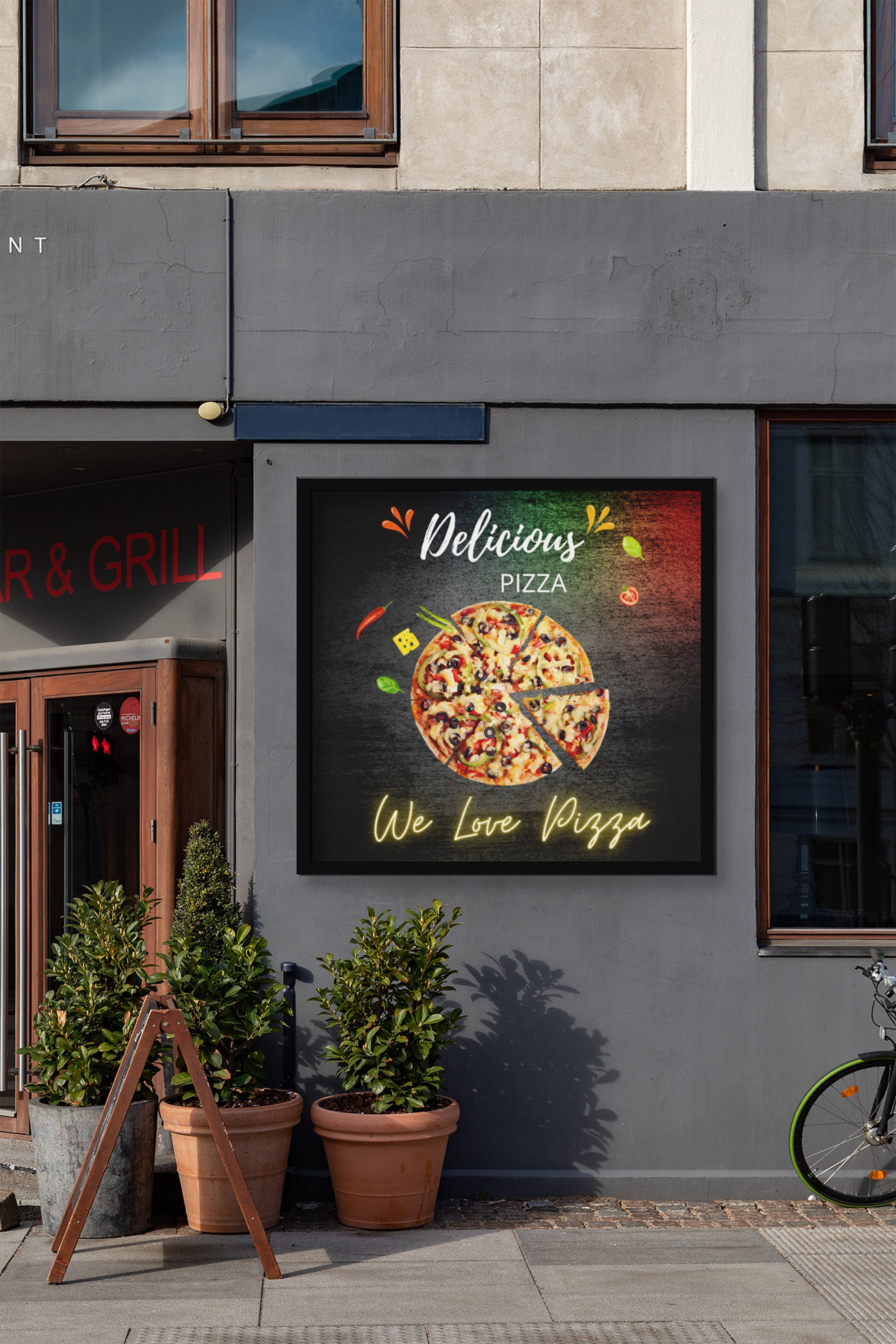 Pizza Box Graphic - for Your Own Digital Print / Download. or for ...