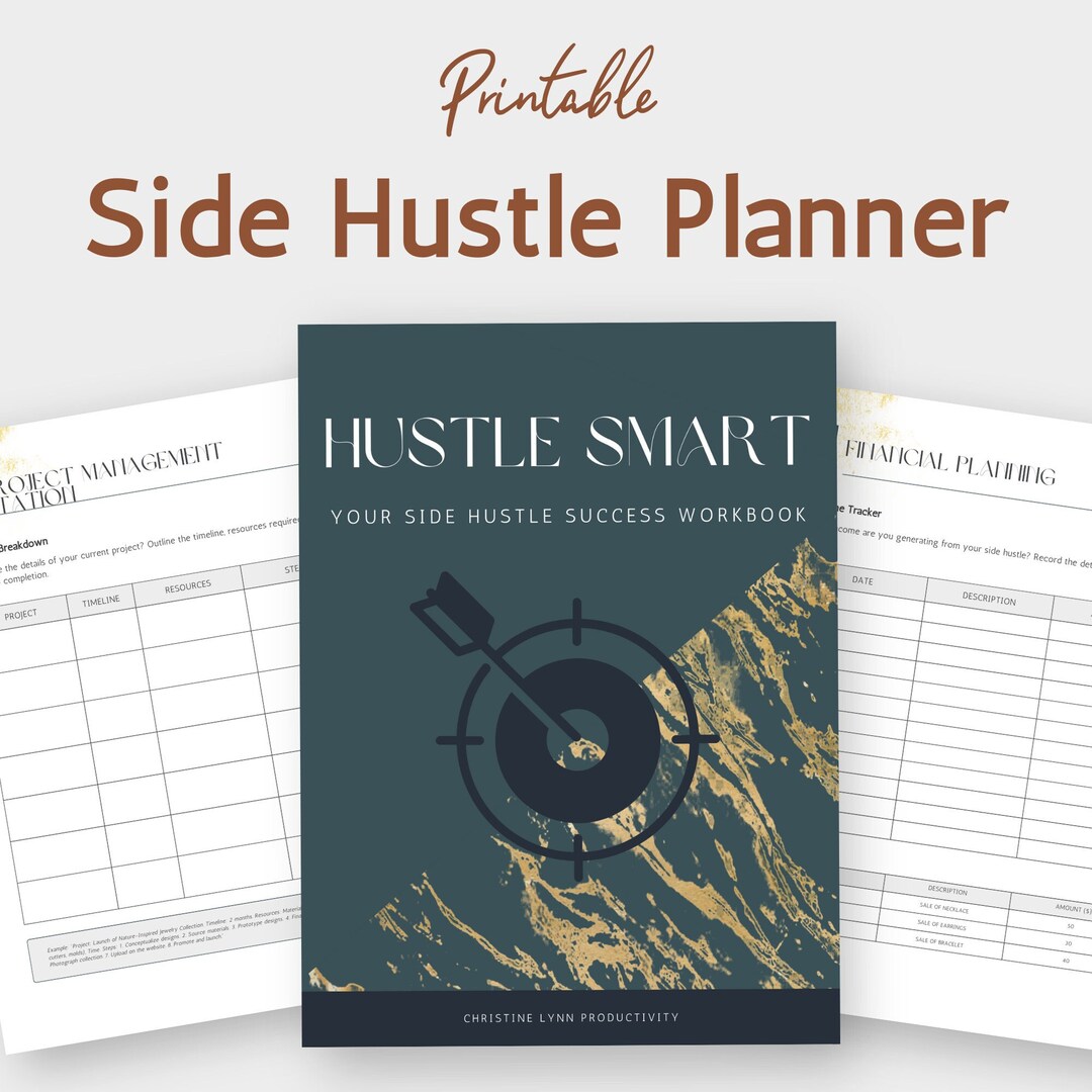 Hustle Smart: Strategic Side Gig Planner (printable PDF) - Etsy