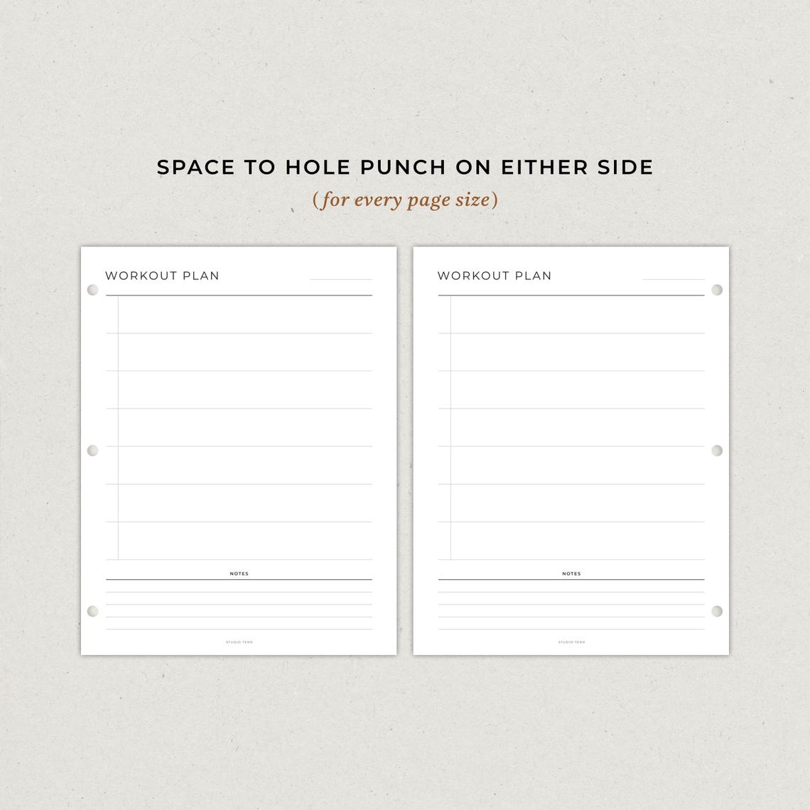 Weekly Workout Plan Printable, 7 Days Fitness Planner, Exercise Planner ...