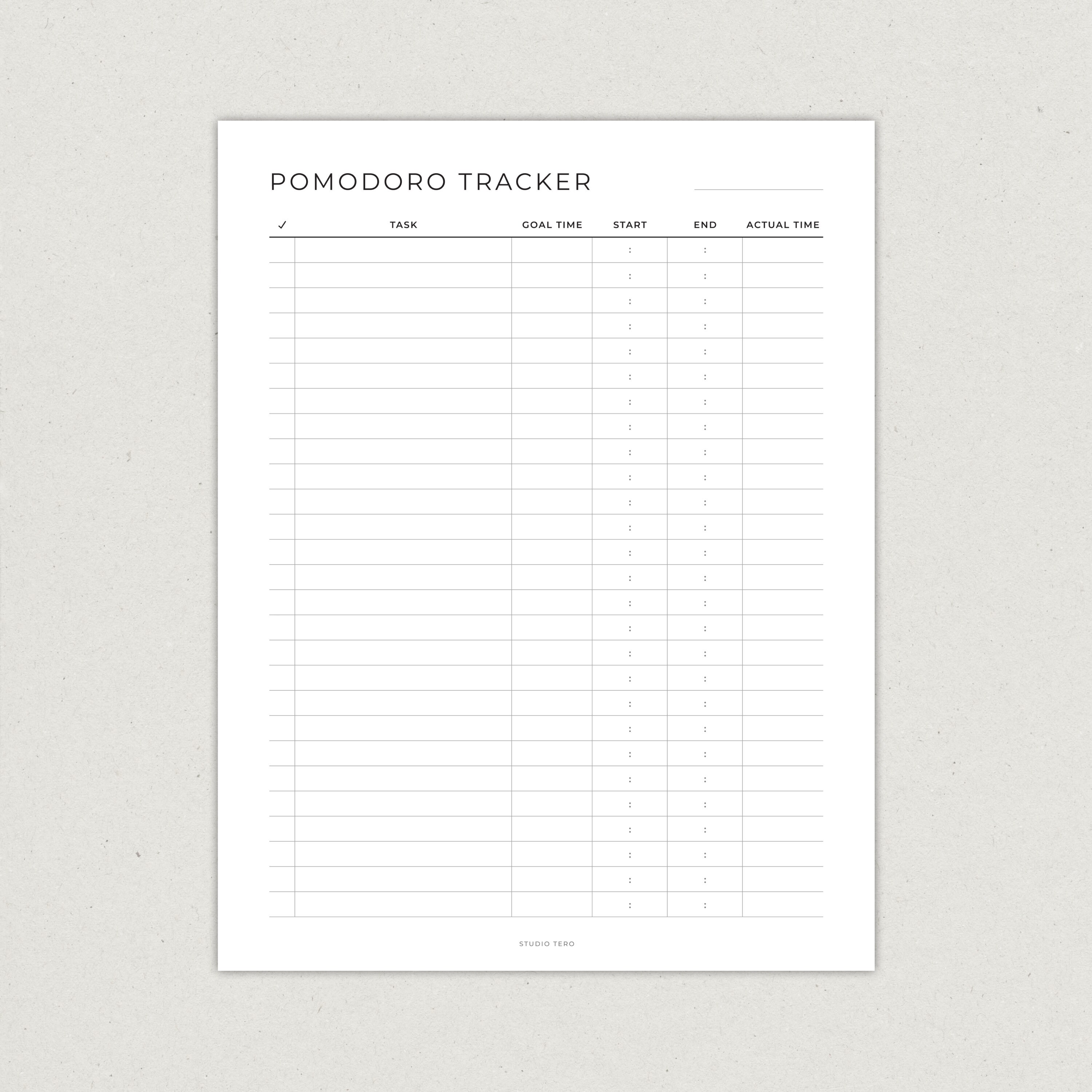 Pomodoro Tracker, Minimalist Study Planner, Student Organizer ...
