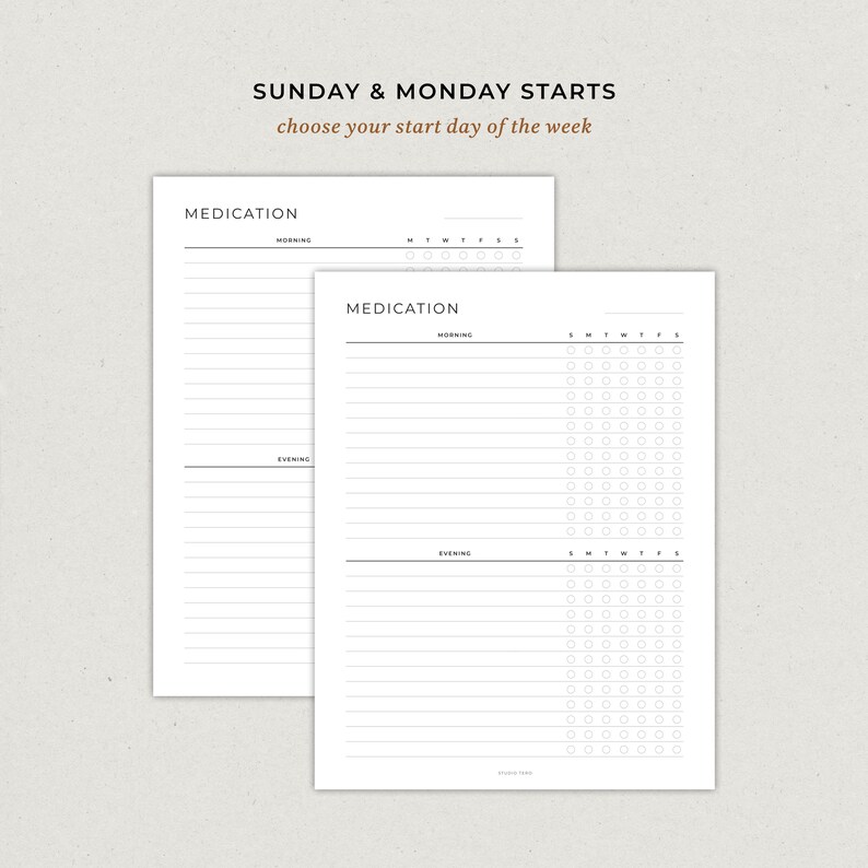 Medication Tracker, Medication Log, Medication Intake Reminder ...