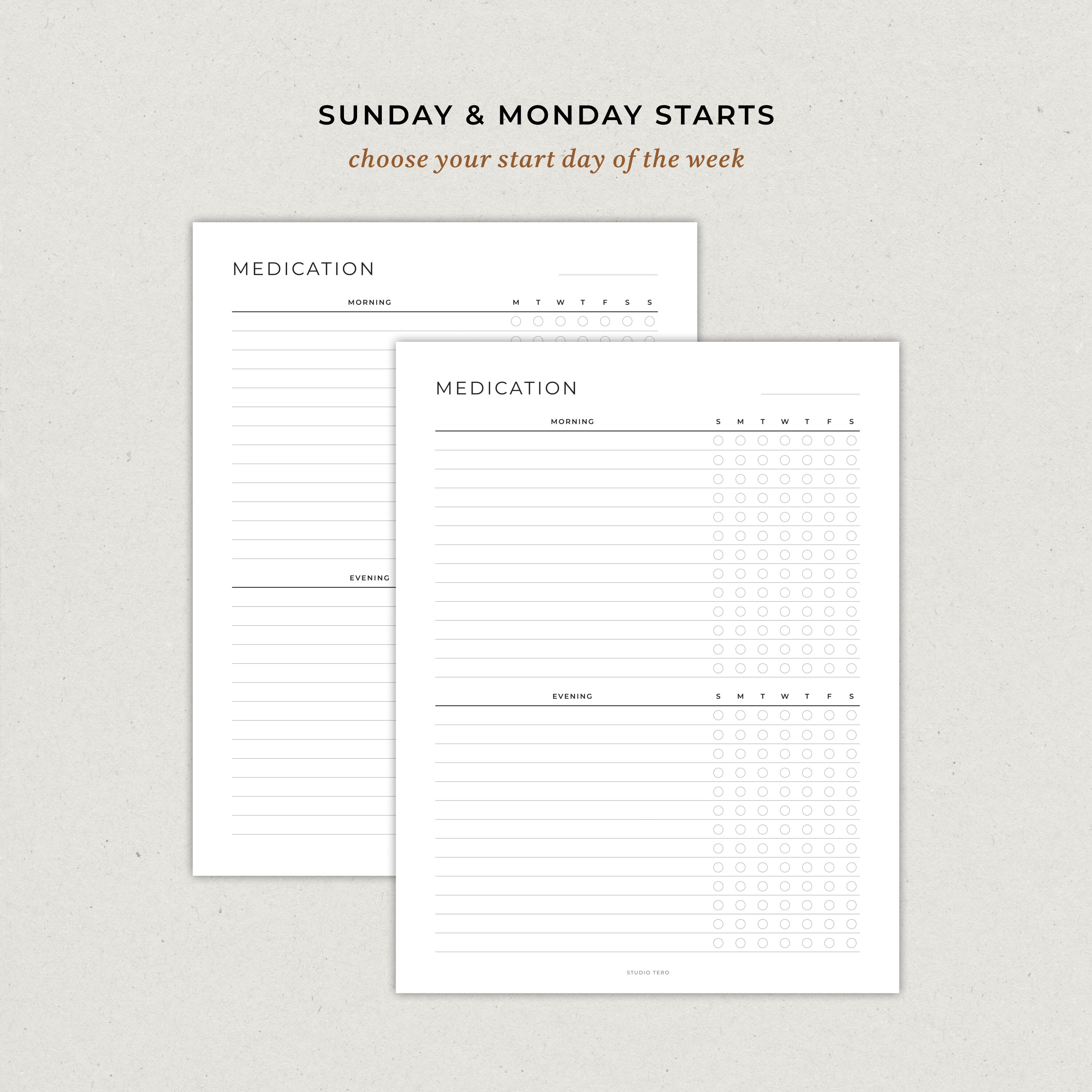 Medication Tracker, Medication Log, Medication Intake Reminder ...