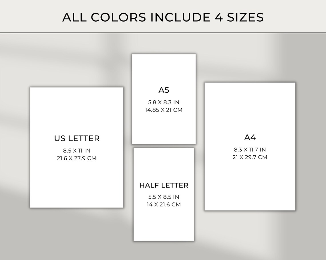 Investments Tracker, Printable, Minimal, Stocks Planner, Investments ...