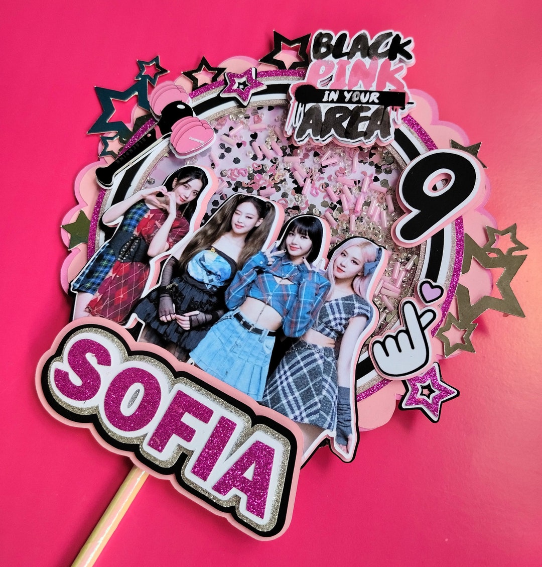 Blackpink Cake Topper Kpop Cake Topper Princess Cake Topper - Etsy
