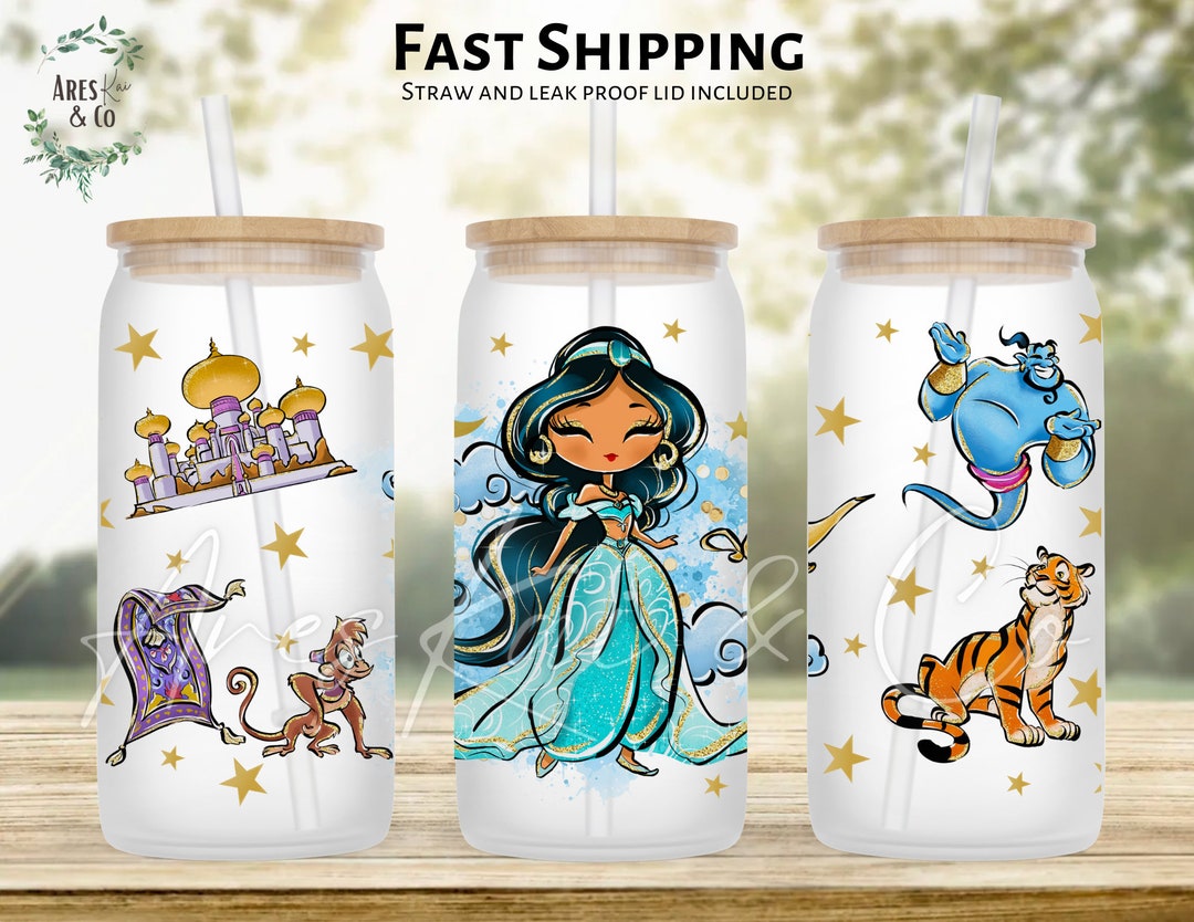 Cute Customized Jasmine Iced Coffee Cup | Aladdin Abu Genie Magic ...