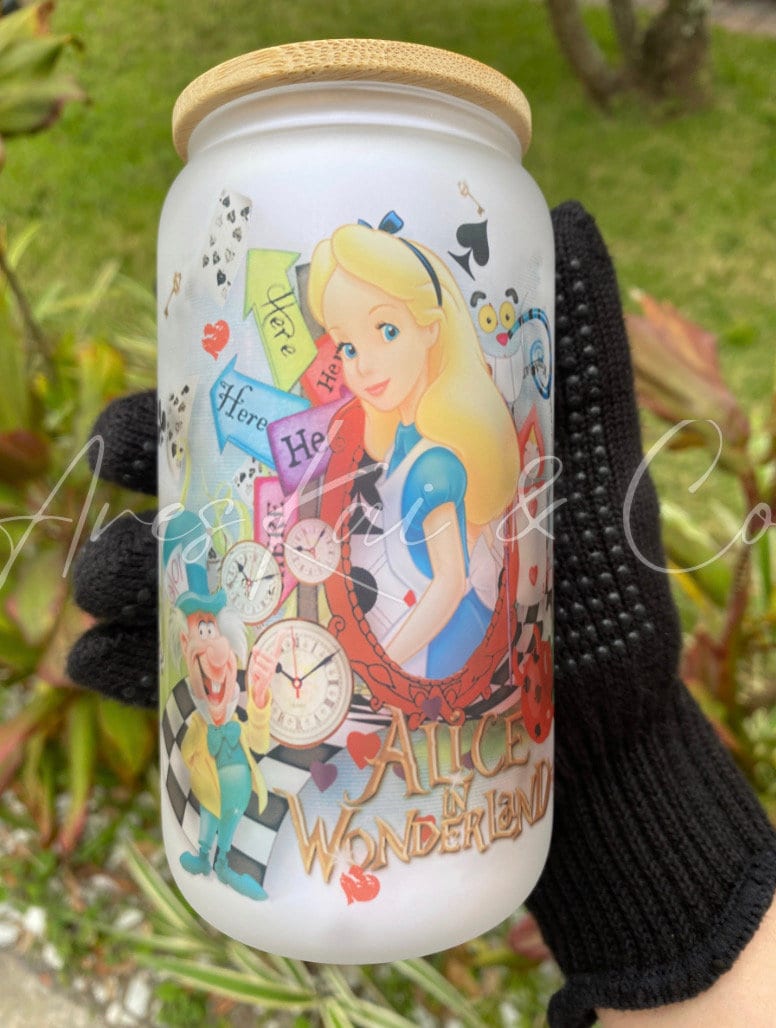 Alice in Wonderland Cup | Customized Coffee Cup | Drinkware | Gift ...