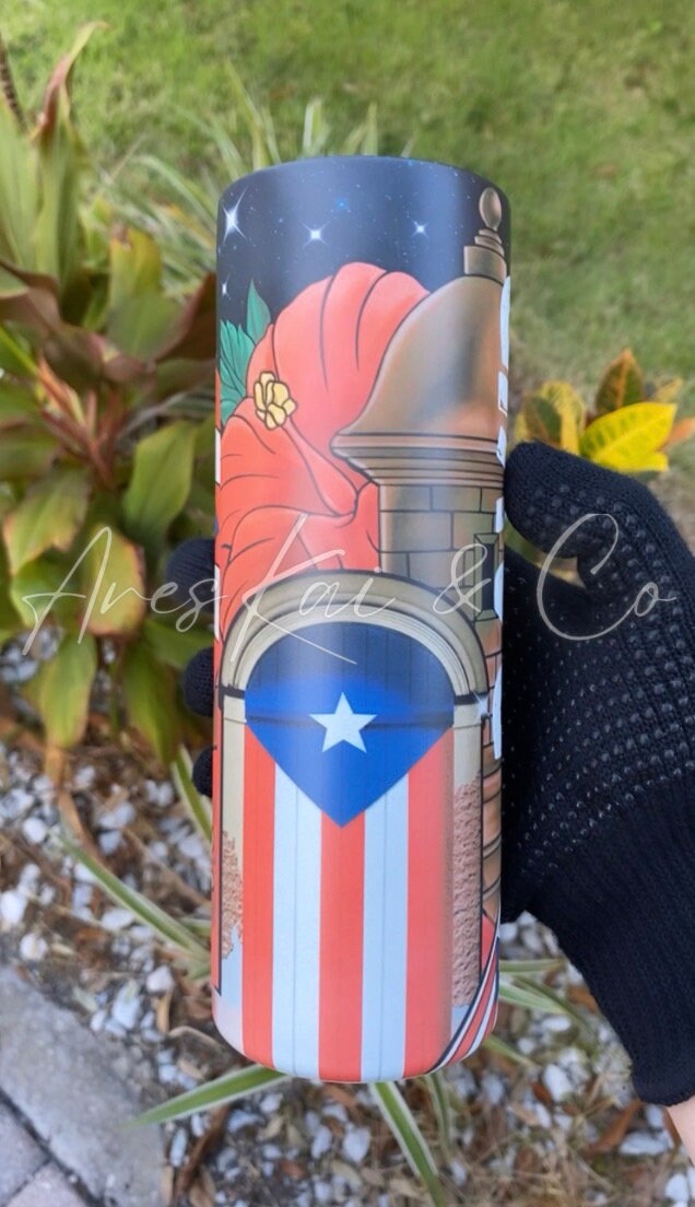 Puerto Rico Cup Coqui Tumbler Isla Del Encanto Vaso - Etsy