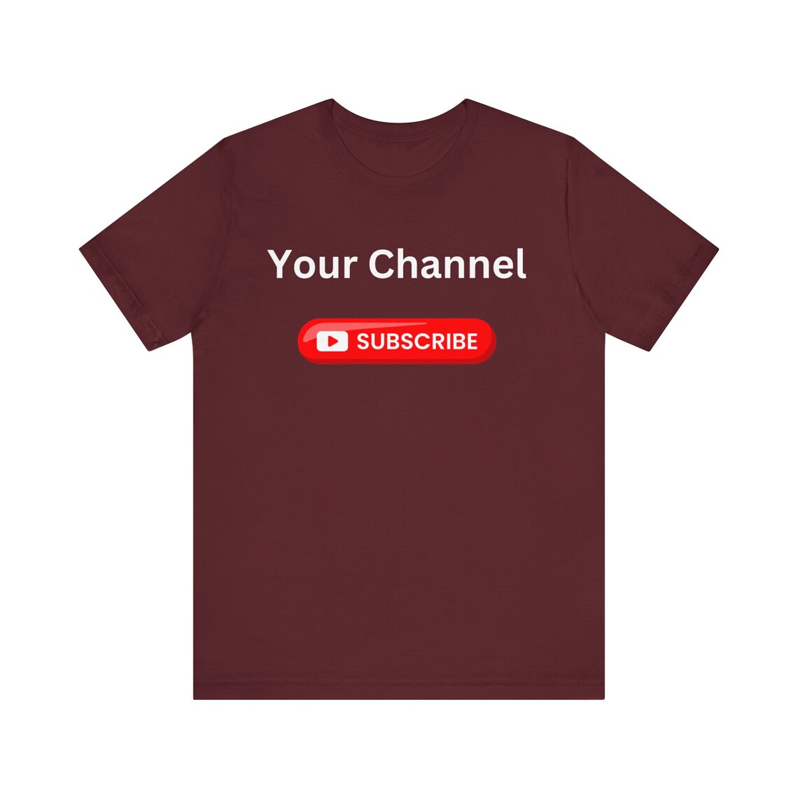 Your Channel Shirt - Personalized Youtube Channel Tee for Fans and ...