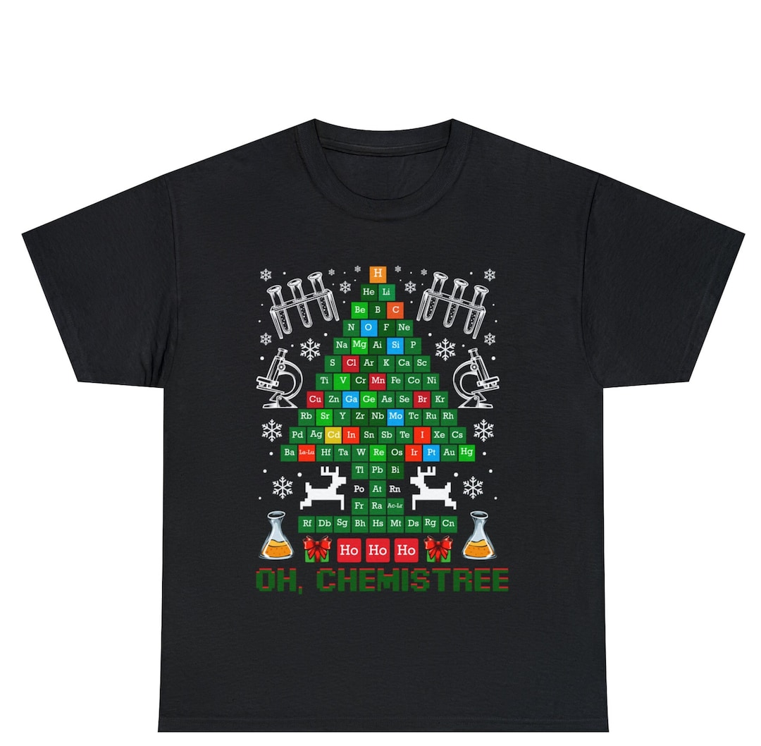 Science Christmas Shirt Oh Chemist Tree Chemistree Chemistry T-shirt ...