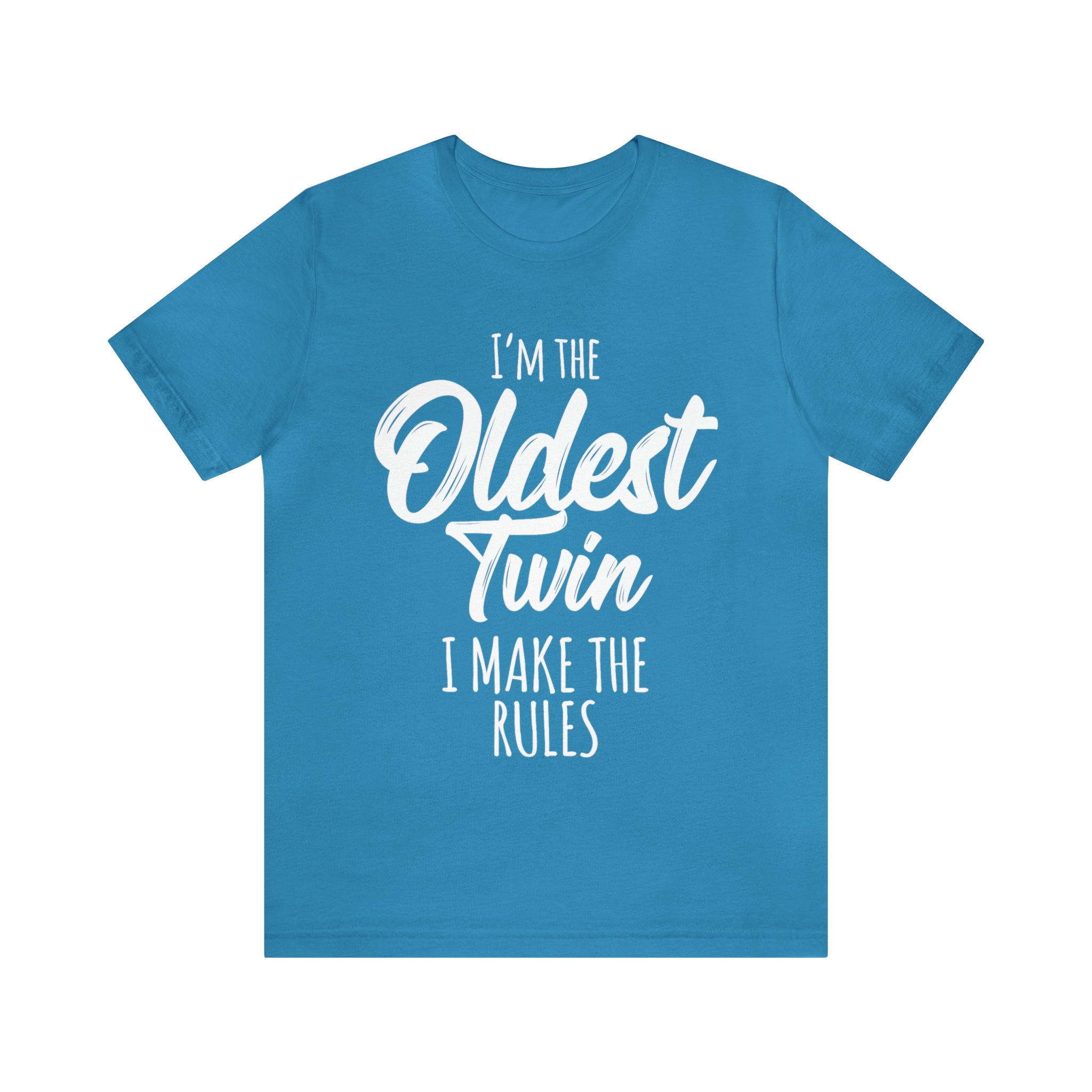 I Am the Oldest Twin T-shirts, I Am the Youngest Twin Tee, Sibling ...