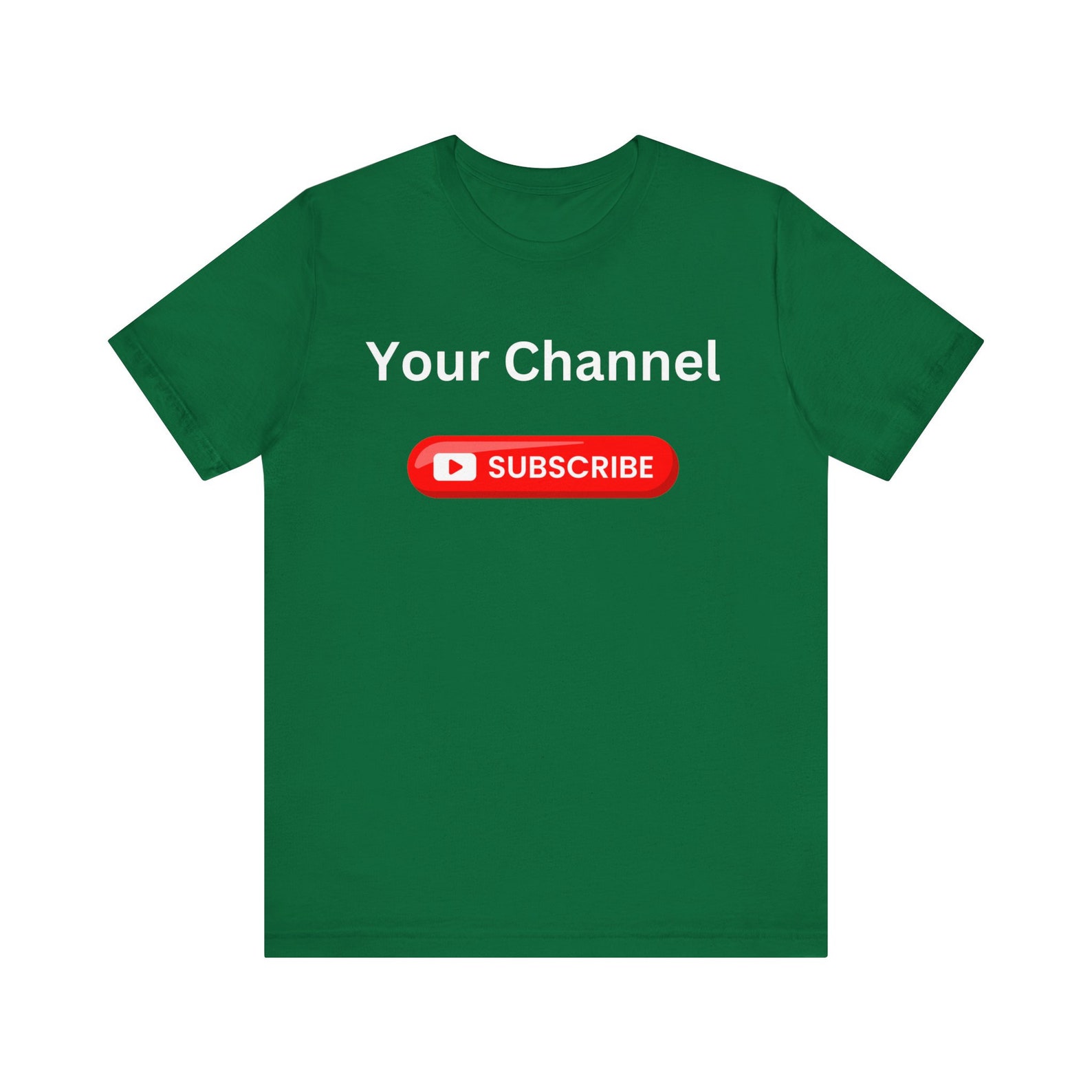 Your Channel Shirt - Personalized Youtube Channel Tee for Fans and ...