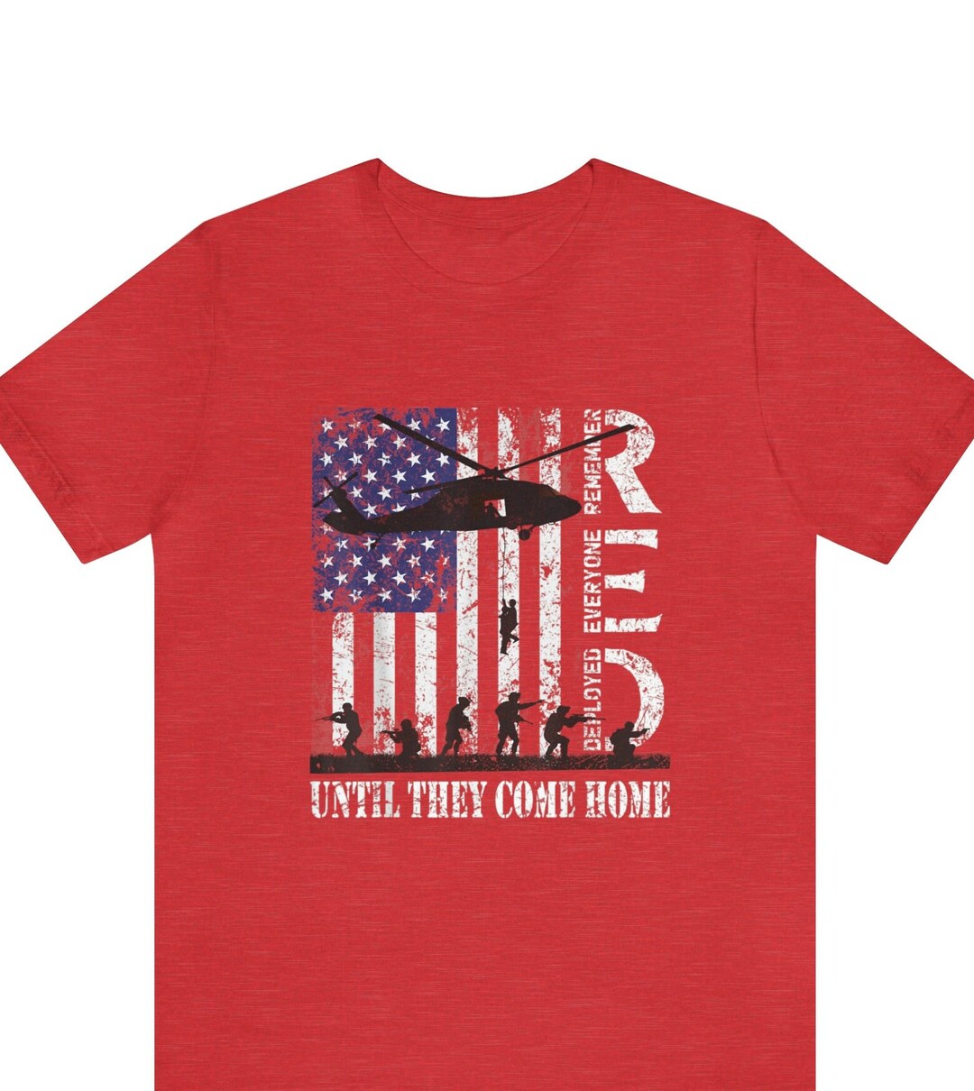 Red Friday Shirt - Until They All Come Home Shirt- Red Military Shirt ...