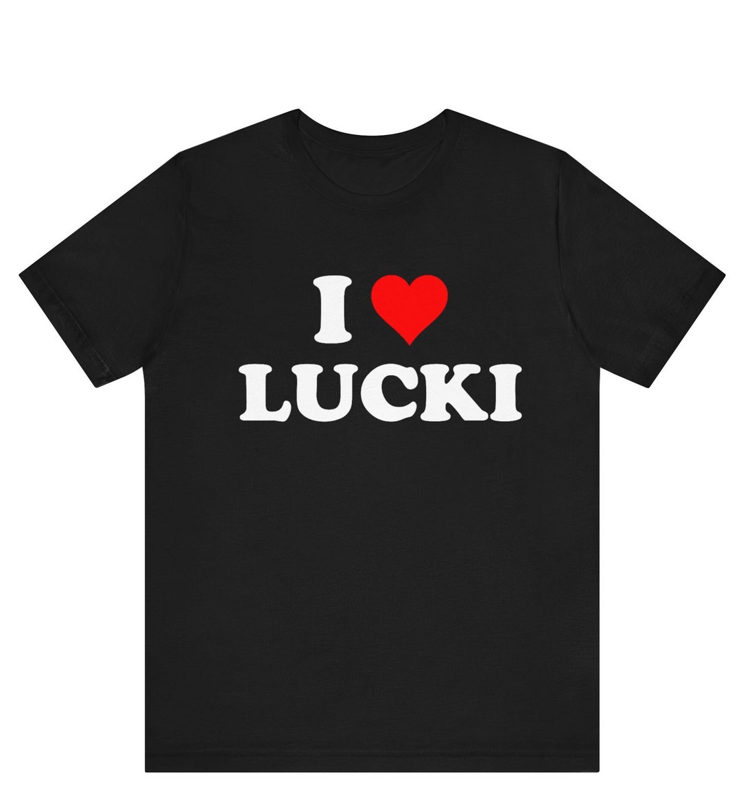 I Love Lucki, Funny T- Shirt, I Heart Lucki, Rapper Graphic , I Love ...