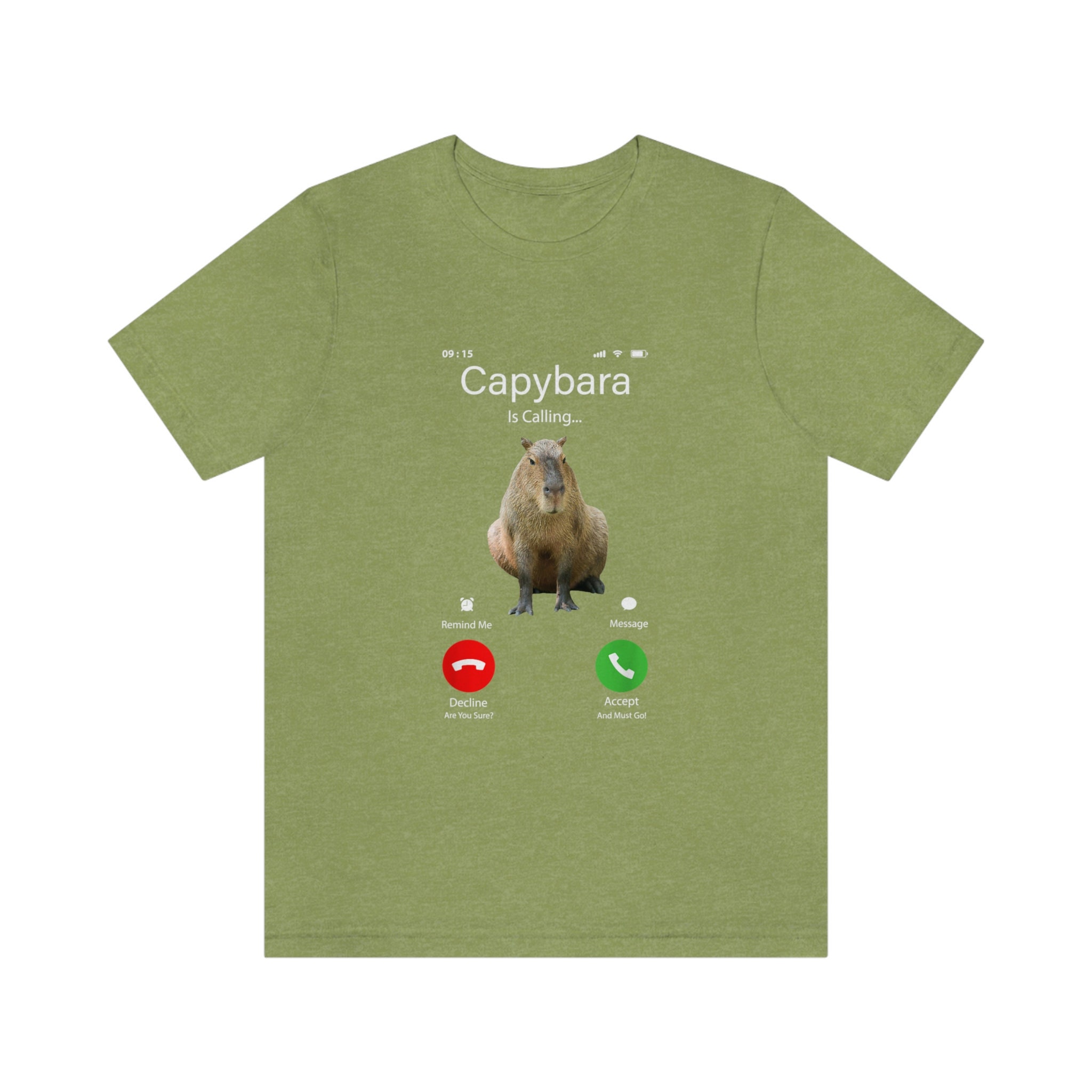 Capybara Calling Funny T-shirt, Capybaras Lovers Gift, Largest Rodent ...