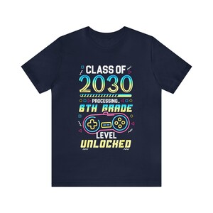 Class of 2030 Gaming Shirt ,2030 Graduate Shirt , School Graduation ...