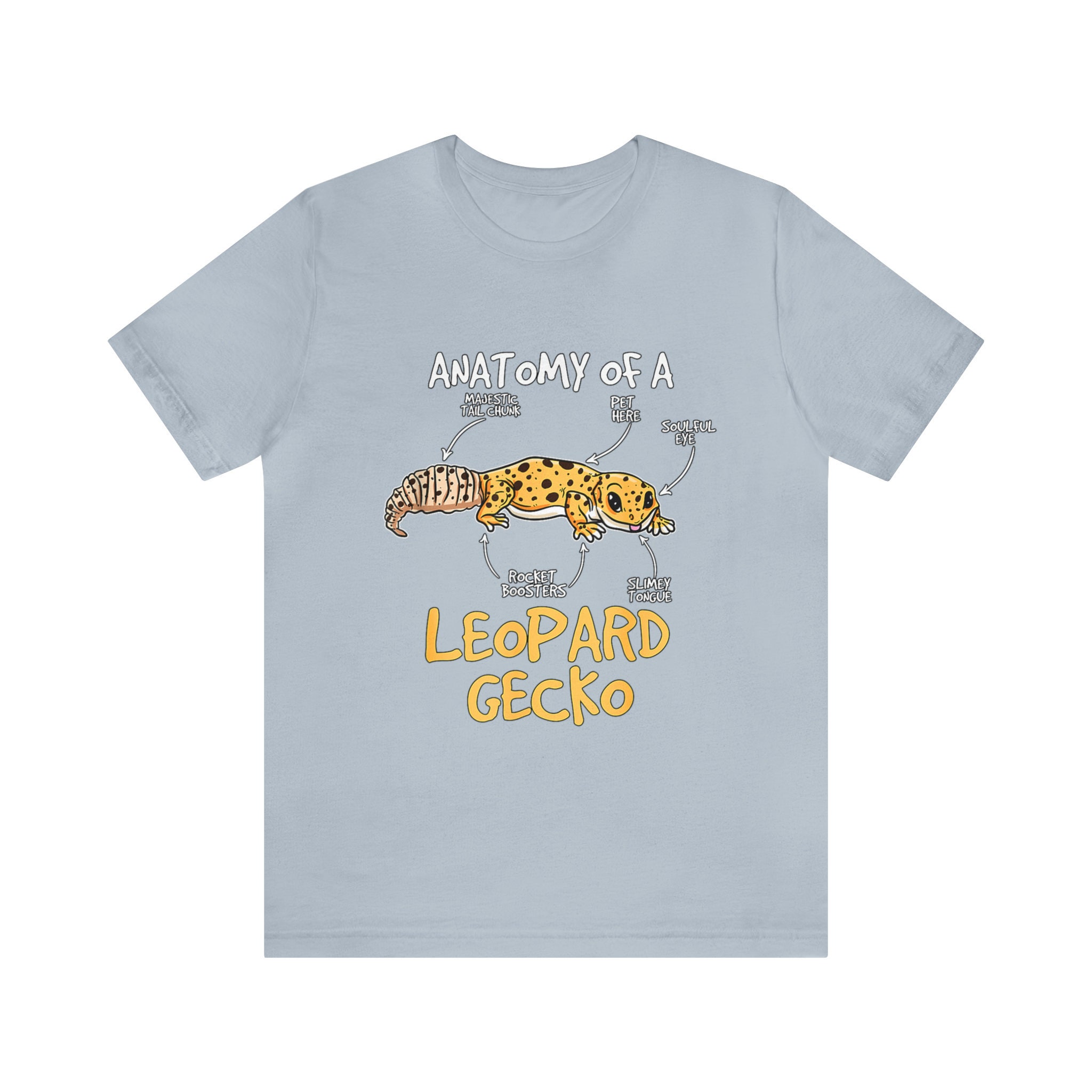 Leopard Geckot-shirt Anatomy of A Leopard Gecko Shirtcute - Etsy