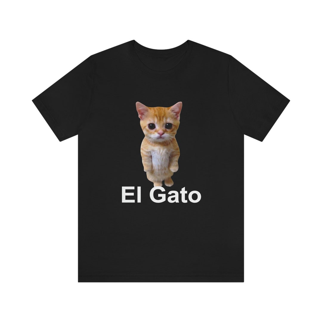 El Gato Meme Sad Crying Cat Munchkin Kitty Meme Trendy T-shirt,el Gato ...