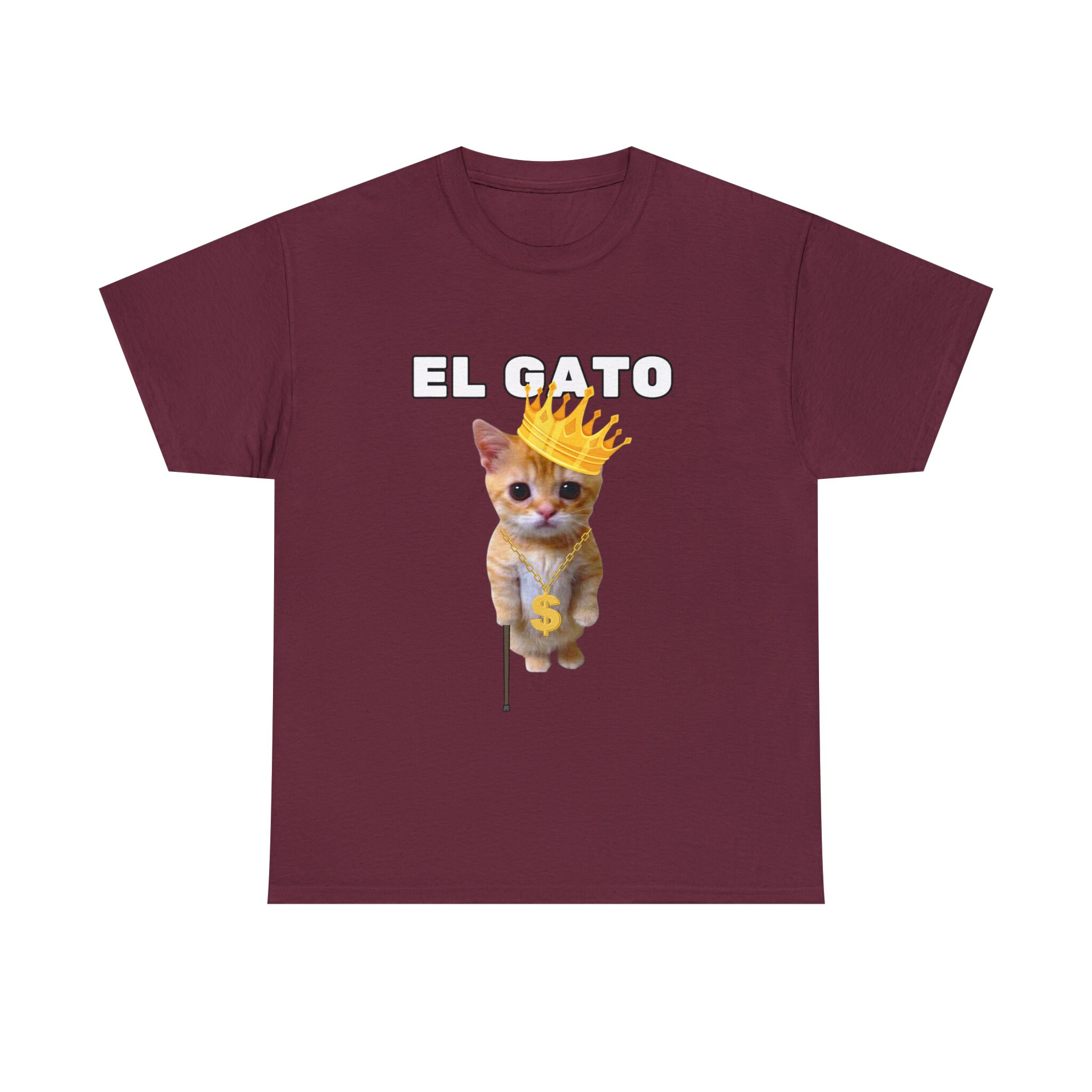 El Gato Meme Sad Crying Cat Munchkin Kitty Meme Trendy T-shirt - Etsy