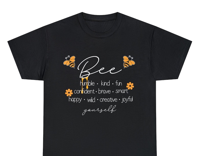 Bumble Bee Teacher Shirts for Women, Save the Bees Oversized Tshirt ...