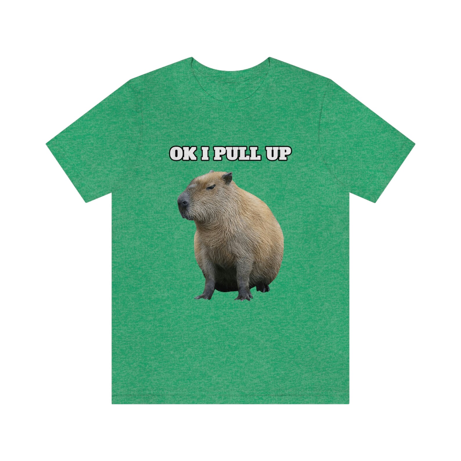 OK I Pull up Capybara Funny Meme T Shirt Ok I Pull up ,capybara Sarcastic Funny Meme T-shirt, OK ...