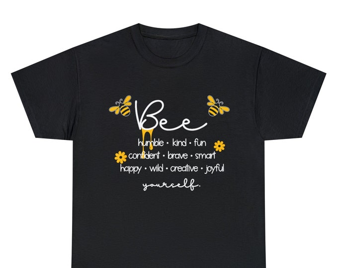 Bumble Bee Teacher Shirts for Women, Save the Bees Oversized Tshirt ...