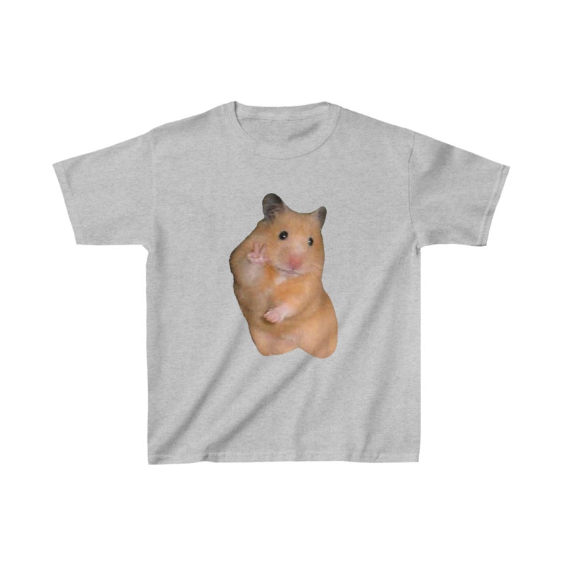 Peace Hamster Meme Kids Shirt - Etsy