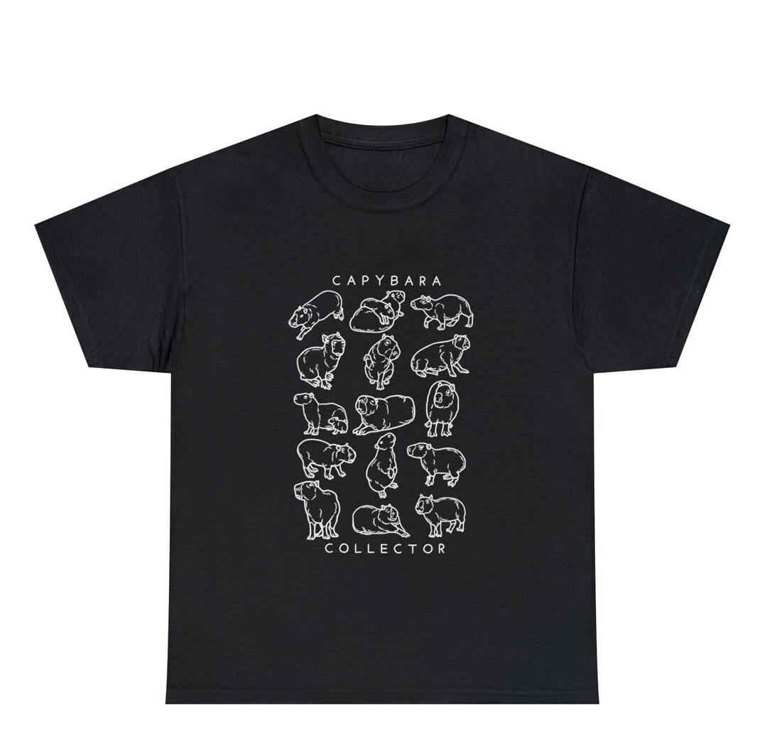 Capybara Collector Funny Capybaras Animal Rodent Lover Shirt , Capybara ...
